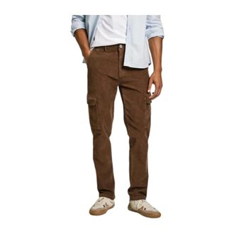 Pepe Jeans London Slim Cargo Cordhose - - Trousers - Herren - Braun - W38
