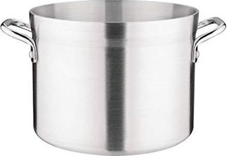 Vogue Eyewear Vogue Tiefkochtopf 7,6 Liter/235 (Durchmesser) mm, Aluminium, Suppentopf, Eintopftopf, Deckel separat erhältlich (S356), S348