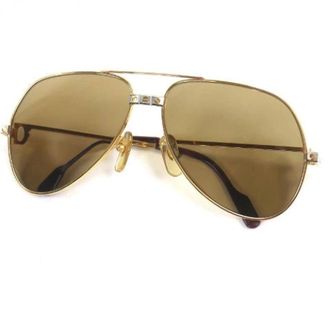 Cartier Lunettes de soleil Santos Pre-owned - Homme - Pre-owned - Jaune - Taille: ONE Size