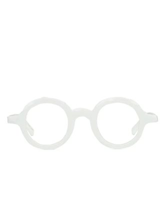Masahiromaruyama lunettes de vue &agrave; monture rectangulaire - Blanc