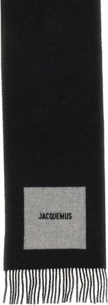 Jacquemus Rond Carr&eacute; Scarf - Black