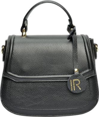 Isabella Rhea Schwarz Rindsledertasche