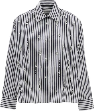Des_Phemmes DES Phemmes - Chemise Classique - Femme - Blouses et Chemises - Multicolore - Taille: 36 FR