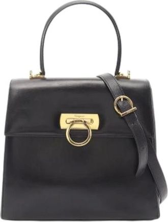 Ferragamo Sac &agrave; main Pre-owned - Femme - Pre-owned - Noir - Taille: ONE Size