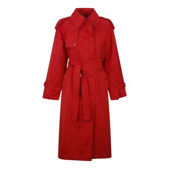 Ermanno Scervino Femme, Manteaux, Rouge, Taille: 32 FR Trench Manteaux