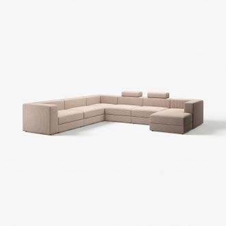 IKEA J&Auml;TTEBO Sofa, U-Form/7-sitzig