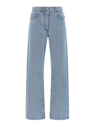 Thom Browne Straight Leg Jeans - Hellblau