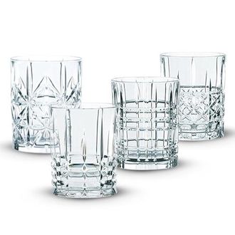 Nachtmann 4-teiliges Gl&auml;ser Set, 345 ml, Highland, 95906, Trinkgl&auml;ser aus Kristallglas, Tumbler sp&uuml;lmaschinenfest