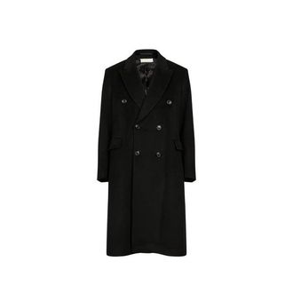 Our Legacy Manteau large en laine et mohair m&eacute;lang&eacute;