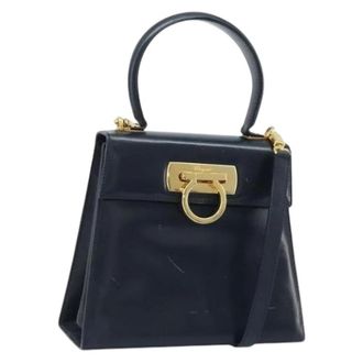 Ferragamo Sac &agrave; main Pre-owned - Femme - Pre-owned - Bleu - Taille: ONE Size