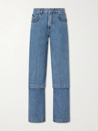 The Attico Jean Large Taille Haute - Bleu