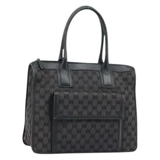 Gucci Pre-owned GG Canvas Hand Bag - - Pre-owned - Damen - Schwarzk - ONE SIZE