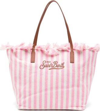 MC2 Saint Barth Femme, Sacs, Rose, Taille: ONE Size Sac de Plage Ray&eacute;