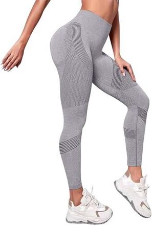 Generic Legging pour femme anti-cellulite compression sport 3D leggings longs opaques pantalon de yoga compression push up pantalon de sport taille haute Boot