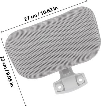 BESPORTBLE Verstellbare B&uuml;rostuhl Kopfst&uuml;tze mit Atmungsaktivem Verschlei&szlig;festem Material Abnehmbares Nackenkissen f&uuml;r Home Office und Computerstuhl