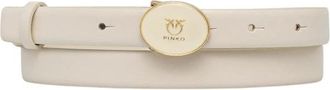 Pinko Pinko - Ceinture H2 Ronde &Eacute;maill&eacute;e - Femme - Accessoires - Beige - Taille: XL