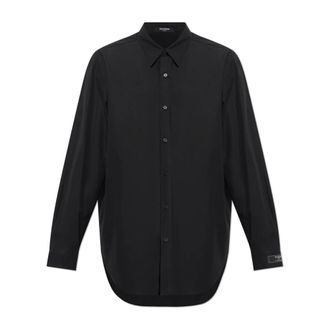 Balmain Homme, Chemises, Noir, Taille: 3XL Chemise avec &eacute;cusson au poignet