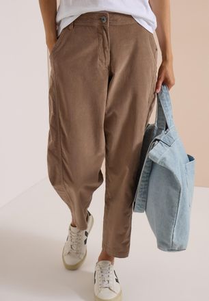 Cecil Cordhose CECIL, Damen, Gr. 28, L&auml;nge 28, earthy taupe, Cord, Obermaterial: 98% Baumwolle, 2% Elasthan. Futter: 100% Baumwolle, Hosen Cordhose, Baumwol