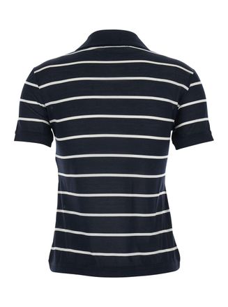 Max Mara Womens Polo Shirt Bellico Black Silk T-Shirts & Jerseys