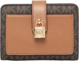 Michael Kors Homme, Accessoires, Brun, Taille: ONE Size Petit portefeuille