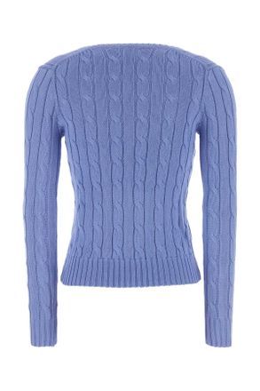 Polo Ralph Lauren Cable-Knit Cotton Sweater - Blue