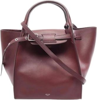 Celine Sac &agrave; main vintage doccasion - Femme - Pre-owned - Rouge - Taille: ONE Size