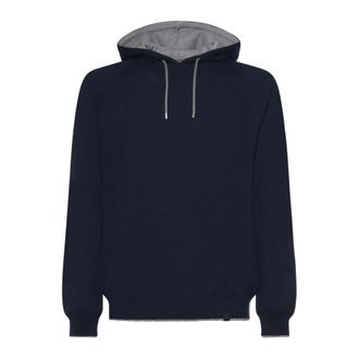 Fay Hoodie - - Sweatshirts & Hoodies - Herren - Blau - M