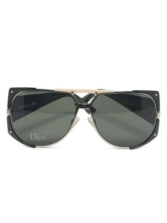 Dior lunettes de soleil &agrave; monture g&eacute;om&eacute;trique - Vert