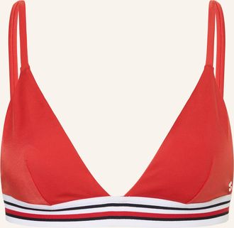 Tommy Hilfiger Triangel-Bikini-Top rot
