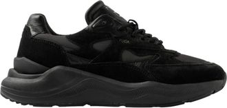 D.A.T.E. D.a.t.e., Femme, Chaussures, Noir, Taille: 36 EU Camoscio Baskets