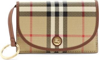 Burberry Femme, Accessoires, Beige, Taille: ONE Size LS Flap CC Avec Porte-cl&eacute;s