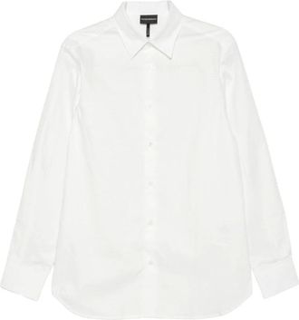 Emporio Armani Homme, Chemises, Blanc, Taille: XL Chemise en coton
