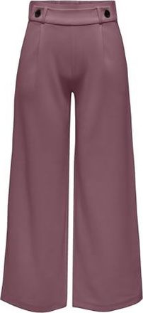 Jacqueline de Yong Femmes Pantalon Marlene Large Évasé Taille Élastique Pantalon en Tissu GEGGO Nouvelle Culotte Longue Évasée, Couleurs:Marron-3, Taille:XL / 30L