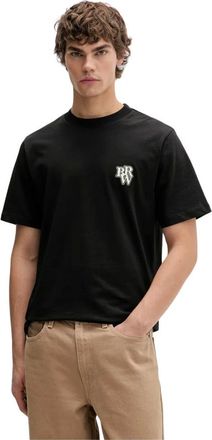 Barrow Barrow, Homme, Tops, Noir, Taille: L Smile Retro Spine T-Shirt