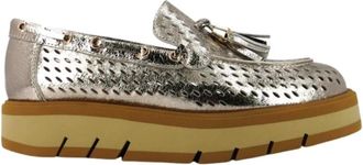 Elvio Zanon Femme, Chaussures, Jaune, Taille: 39 EU Mocassin en cuir