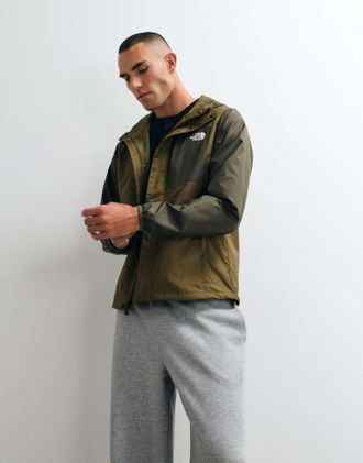 The North Face Nuketo veste coupe-vent marron et kaki-Vert