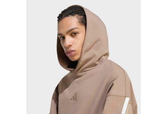 adidas Kapuzensweatshirt M AK 3S OH HD mit Kapuze, ohne Verschluss, aus Baumwolle, in normaler L&auml;nge