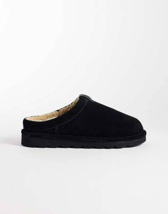 Polo Ralph Lauren Reade Clog-Hausschuh aus Wildleder in Schwarz