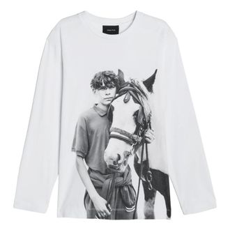 Simone Rocha Langarm-T-Shirt - - Tops - Damen - Wei&szlig; - XS