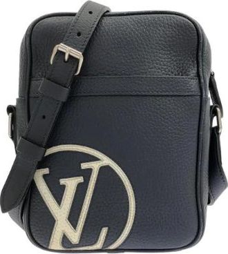 Louis Vuitton Sac bandouli&egrave;re Danube en cuir Pre-owned - Femme - Pre-owned - Bleu - Taille: ONE Size