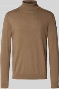 Selected Rollkragenpullover mit gerippten Abschlüssen