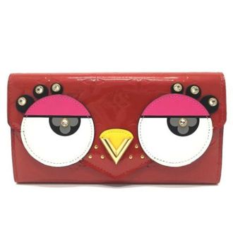 Louis Vuitton Portefeuille en toile vintage Pre-owned - Femme - Pre-owned - Rouge - Taille: ONE Size