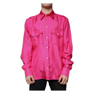 Dolce & Gabbana Hemdbluse - - Shirts - Herren - Rosa - 3XL