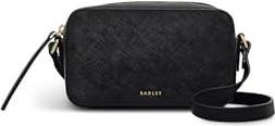 Radley London London Beech Row Mini bandoulière zippée en cuir pour femme, Noir, S
