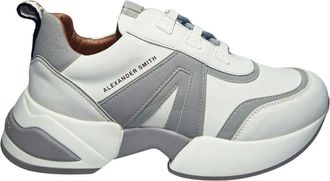 Alexander Smith Femme, Chaussures, Blanc, Taille: 40 EU Baskets Pelle