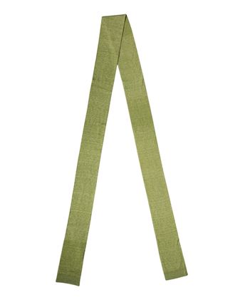 Dolce & Gabbana Green Cashmere Knitted Neck Foulard 280cm X11cm Men Scarf Silk