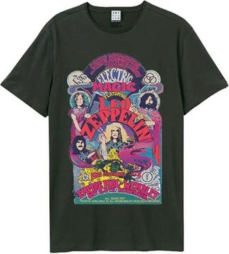 Amplified Electric Magic Led Zeppelin T-shirt unisexe pour adulte, anthracite, XX-Large