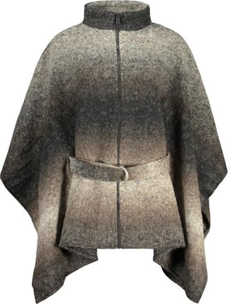 Desigual Aldama Poncho - Femme - Vestes - Brun - Taille: ONE Size