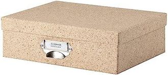 R&ouml;ssler Selection SOHO Bo&icirc;te de rangement avec couvercle A4 | Bo&icirc;te de rangement en papier | Organiseur de salle de bain | Organiseur de cuisine | Organisateur de maqui