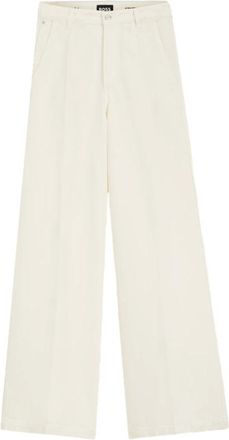 HUGO BOSS Femme, Jeans, Blanc, Taille: W29 Wide Jeans